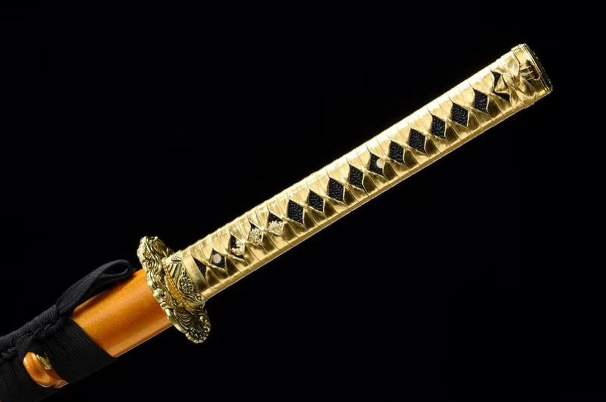 Samurai Sword Forged high Carbon Steel Full Tang Battle Ready Kendo ...