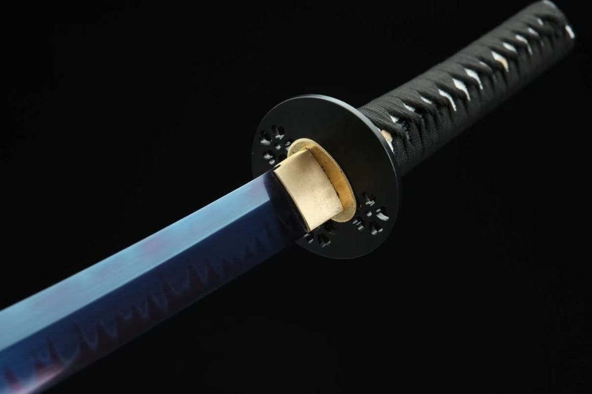 Samurai sword Full Tang T10 Steel Clay Tempered Razor Sharp katana ...