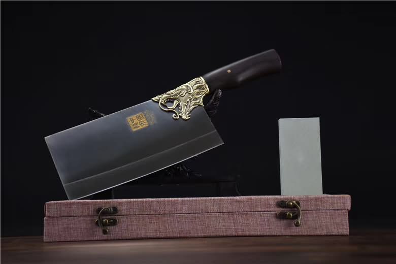 Chinese Cleaver 5Cr15Mov Steel Chef Kitchen Knives Home Cooking Slicin ...