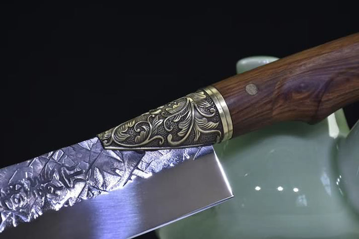 Knife Handmade Chef Kitchen Knives Wood Handle Cooking Tools Pro,5CR15 ...