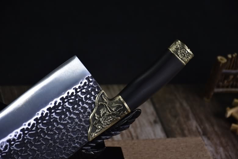 Peony pattern 5Cr15Mov Chinese Kitchen Knives – Chinese Sword store