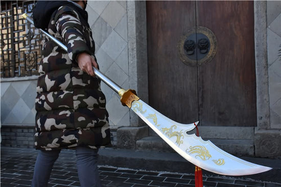 Kwan dao Weapon,Guandao,Hand Forged High Carbon Steel Blades – Chinese ...