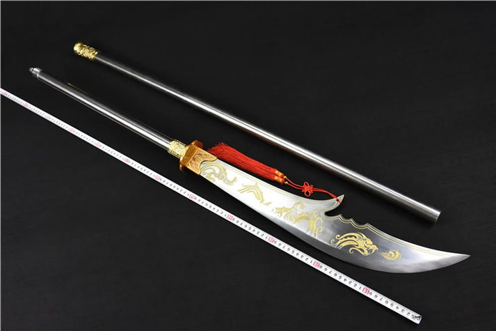 Kwan dao Weapon,Guandao,Hand Forged High Carbon Steel Blades – Chinese ...