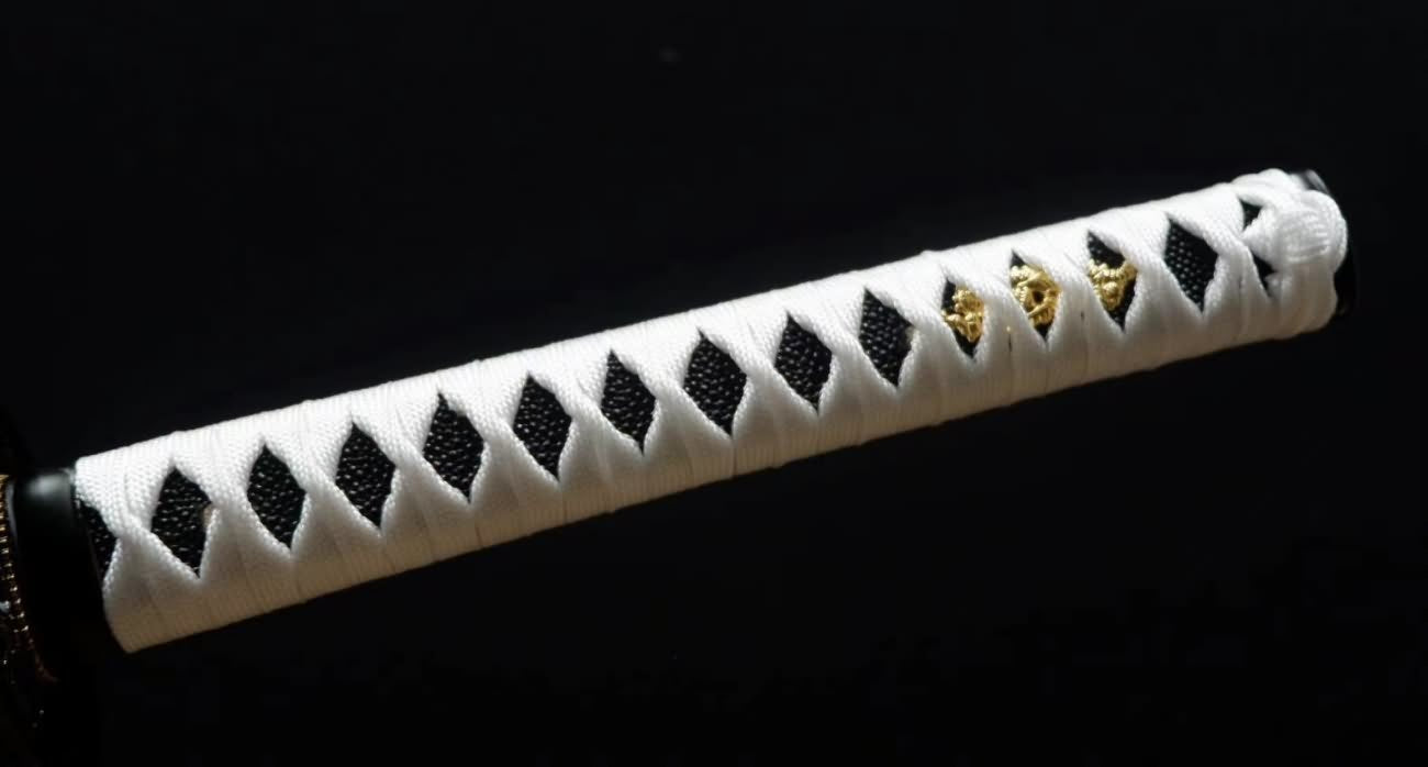 Samurai Practice Sword Forged high Carbon Steel Purple Scabbard ...