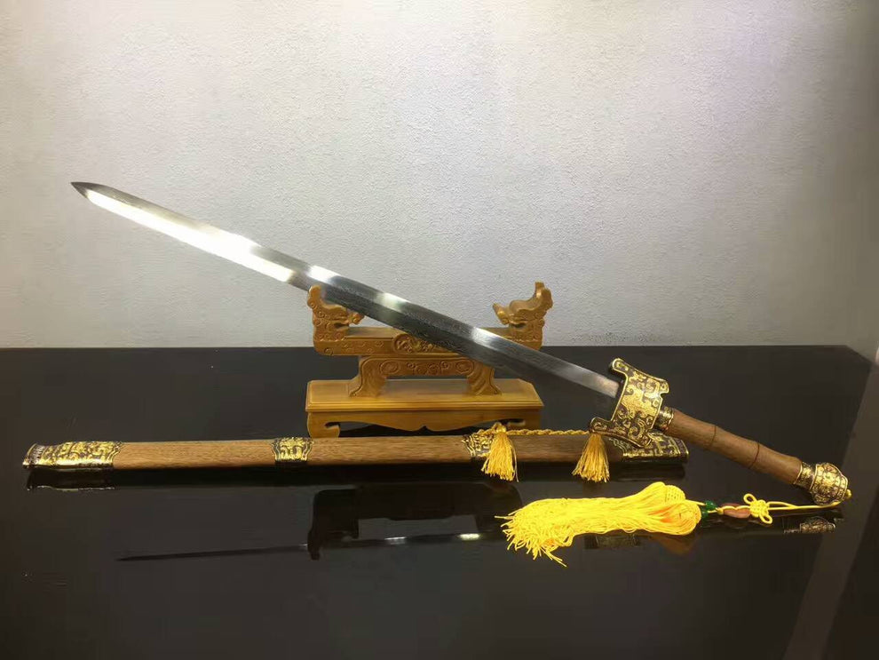 Chinese swords,Heavenly Sword(Damascus steel,Rosewood scabbard ...