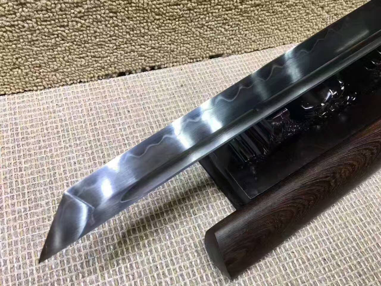 Katana,Tanto,Turns the soil to burn blade,Rosewood scabbard – Chinese ...