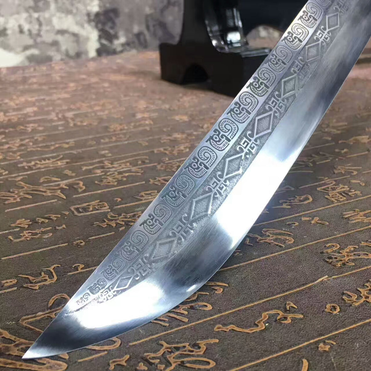 Cut horse broadsword,High manganese steel,Leather scabbard – Chinese ...