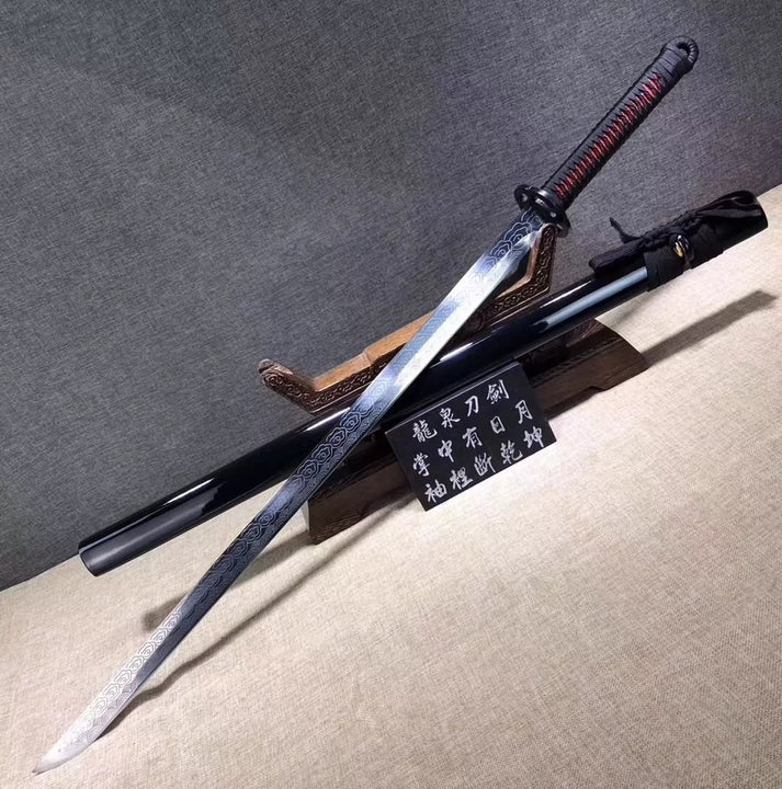 Ninja sword,Handmade High carbon steel etch blade,Full tang – Chinese ...