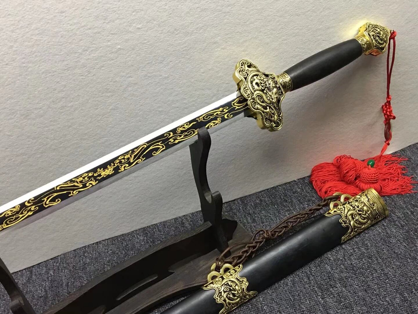 Loong sword/High manganese steel etch blade/Alloy fittings – Chinese ...