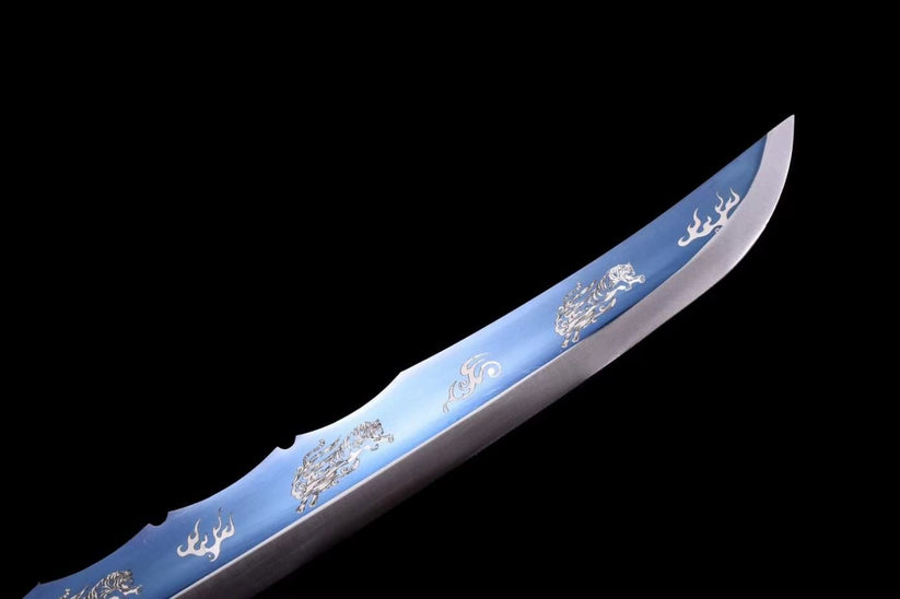 LOONGSWORD Chinese Sword,Qing dao Swords Real(Forged High Carbon Stee ...