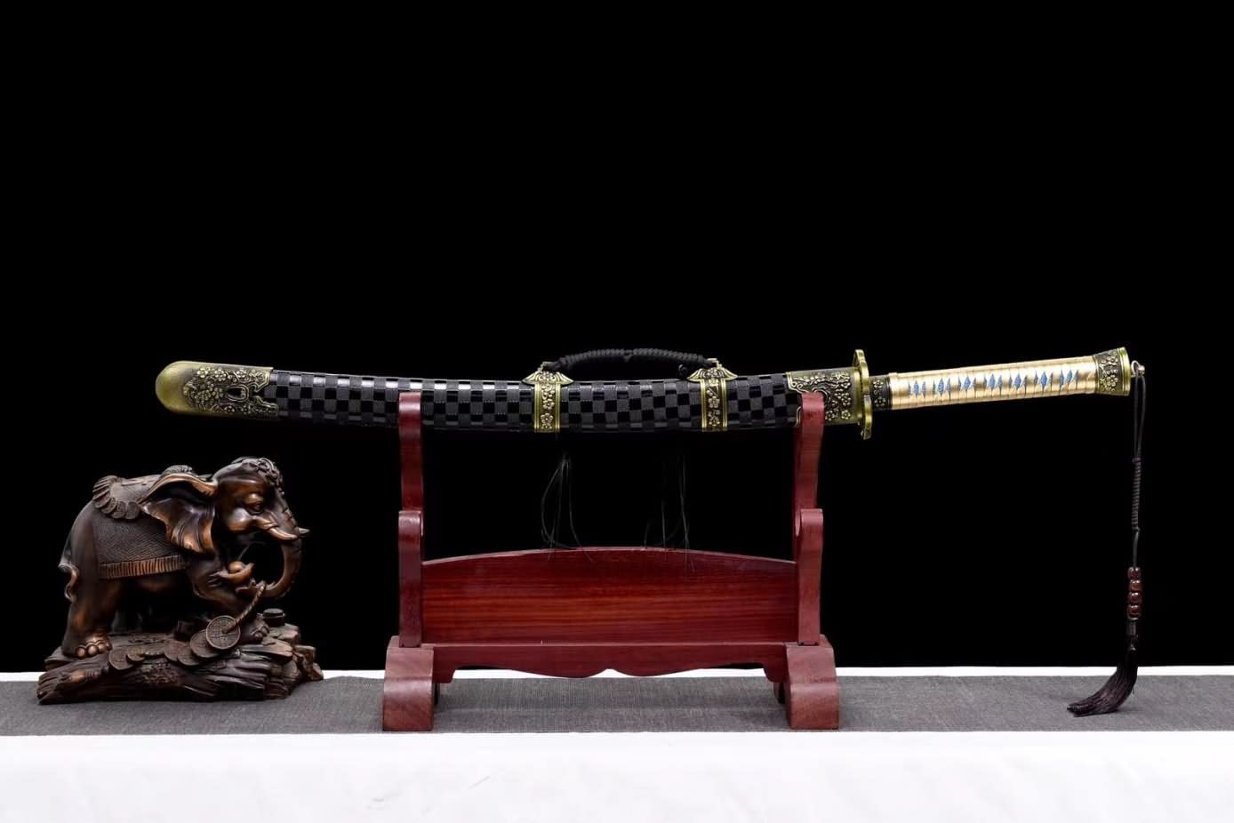 LOONGSWORD Chinese Sword,Qing dao Swords Real(Forged High Carbon Stee ...