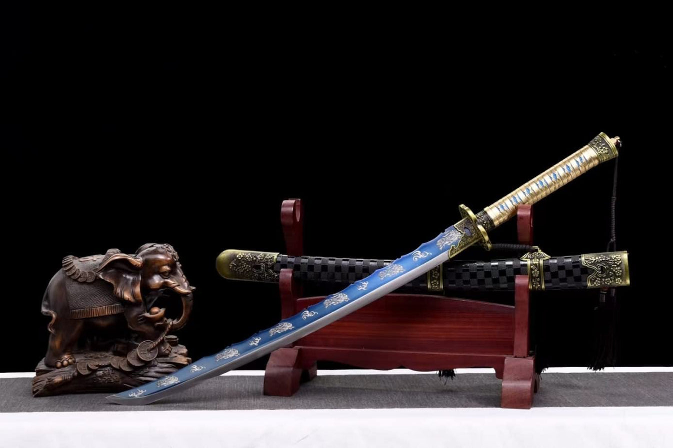 LOONGSWORD Chinese Sword,Qing dao Swords Real(Forged High Carbon Stee ...