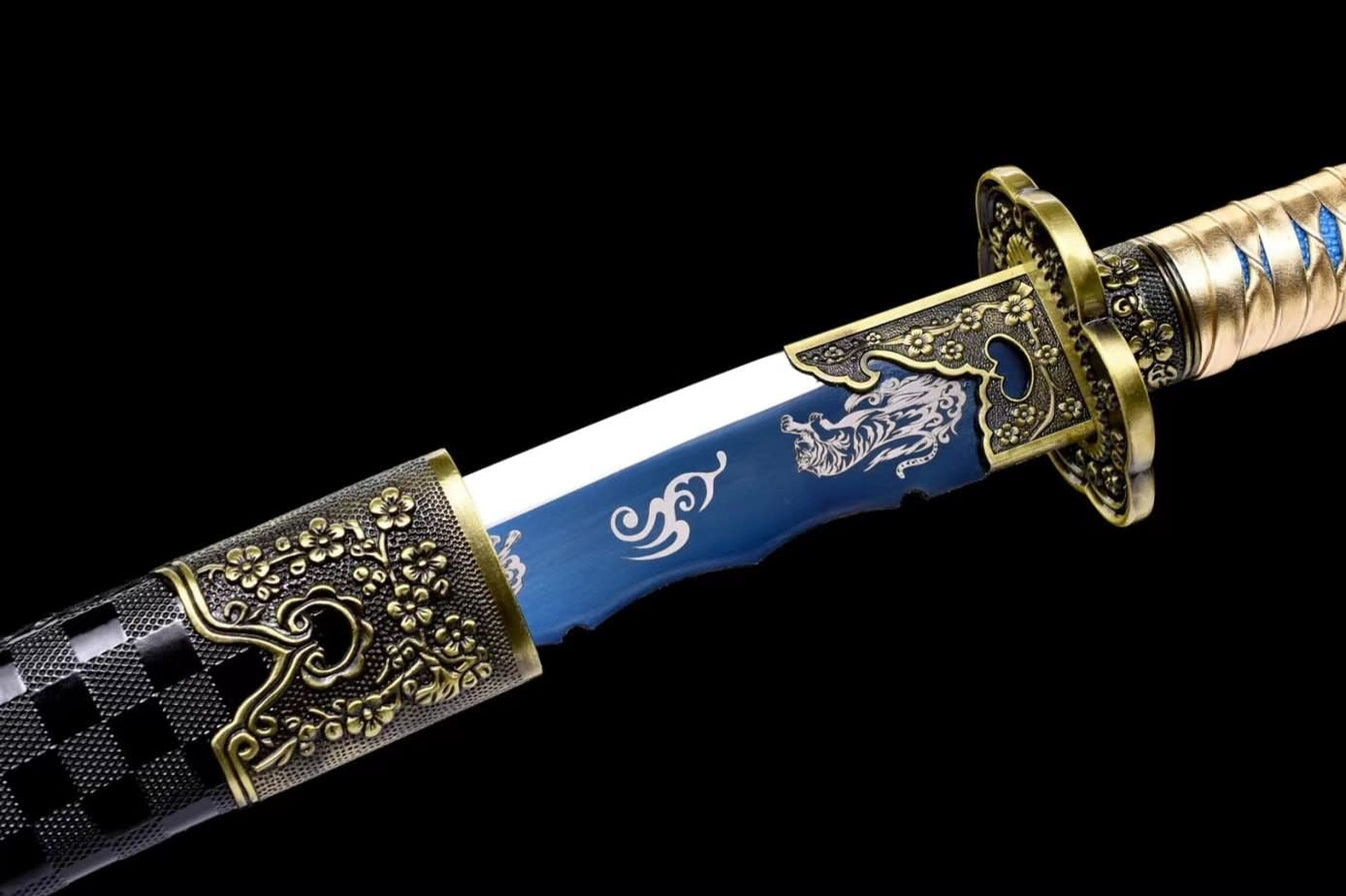 LOONGSWORD Chinese Sword,Qing dao Swords Real(Forged High Carbon Stee ...