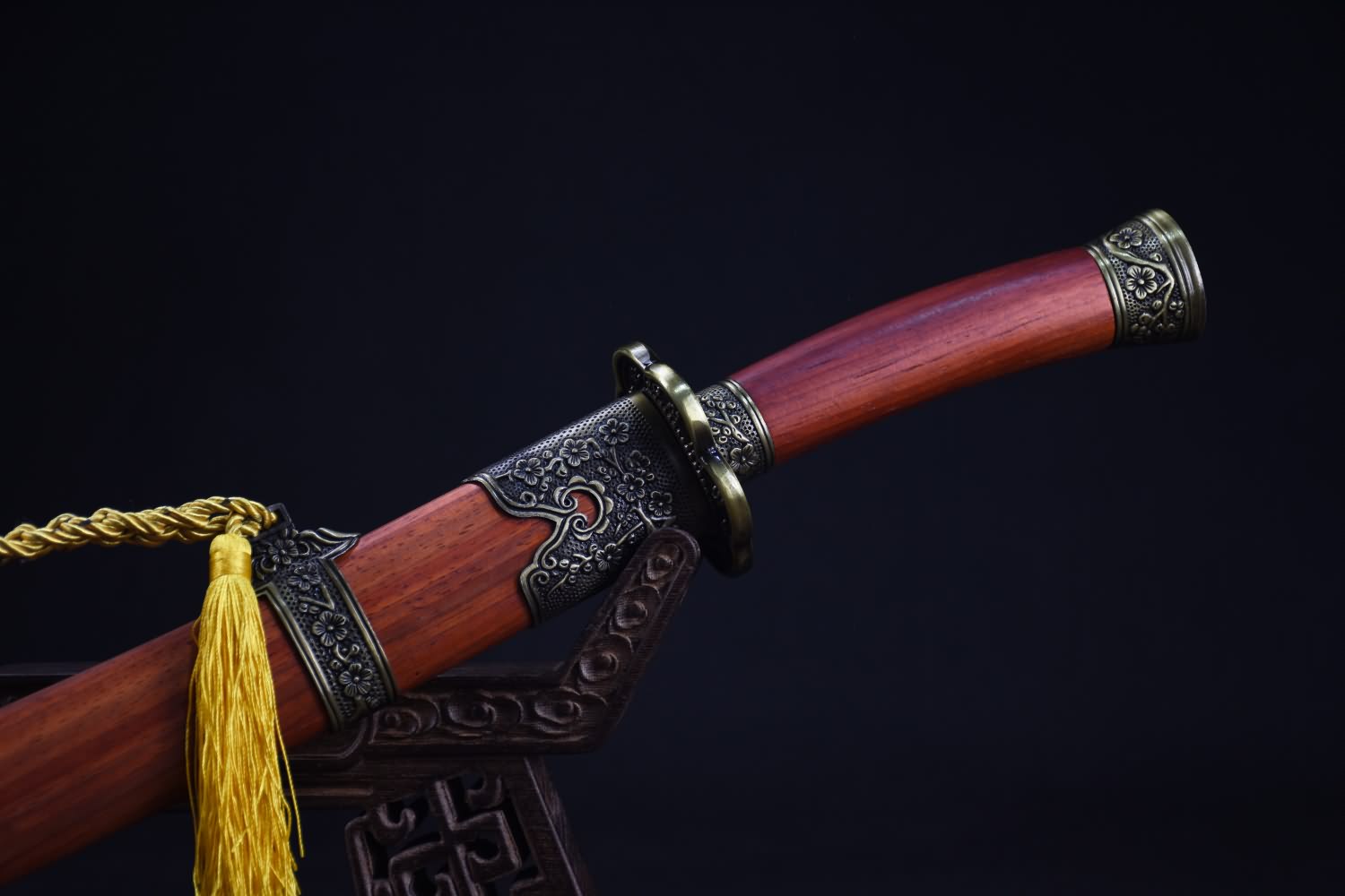 Qing dao sword,High carbon steel etch blade,Redwood,Alloy – Chinese ...