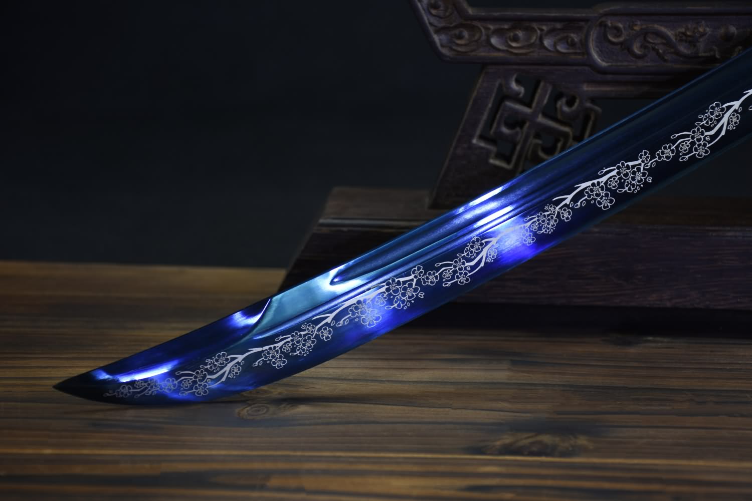 Qing dao sword,High carbon steel etch blade,Redwood,Alloy – Chinese ...