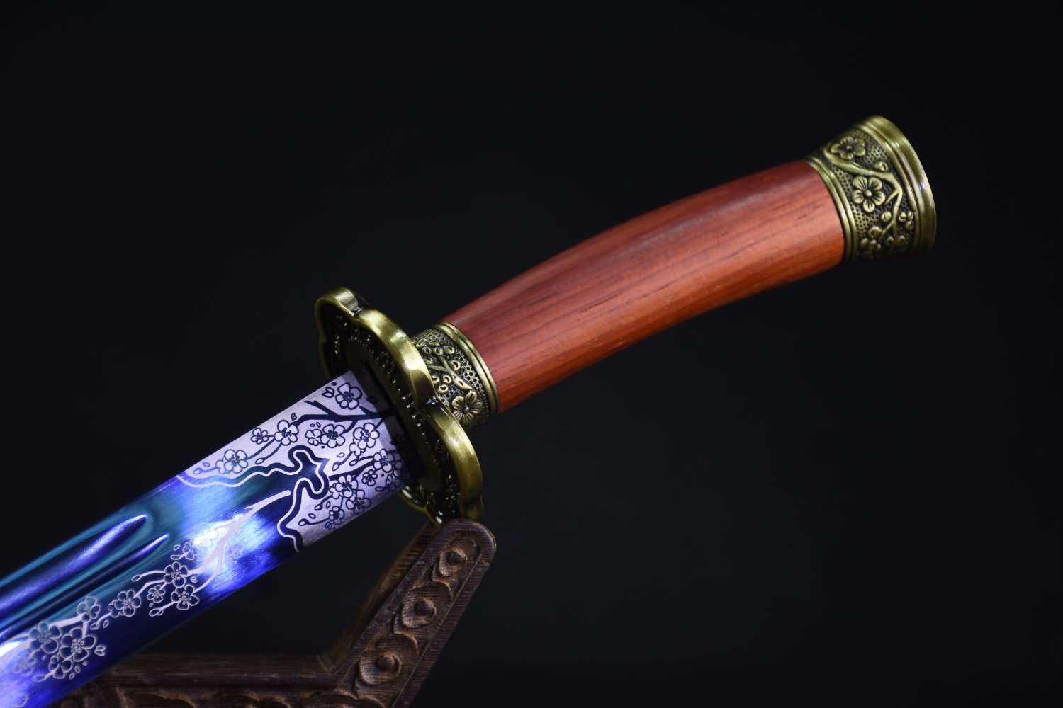 Qing dao sword,High carbon steel etch blade,Redwood,Alloy – Chinese ...