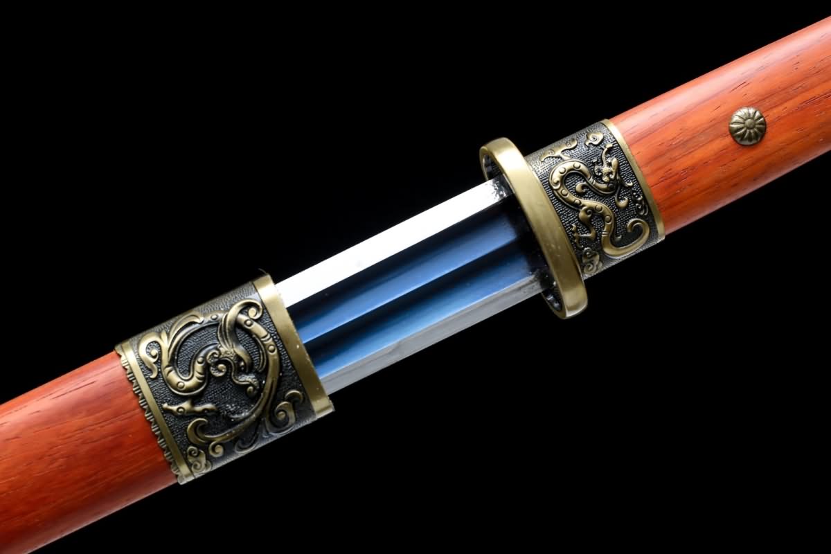 Han Sword,High Carbon Steel,Redwood Scabbard,Full Tang,Chinese Sword ...