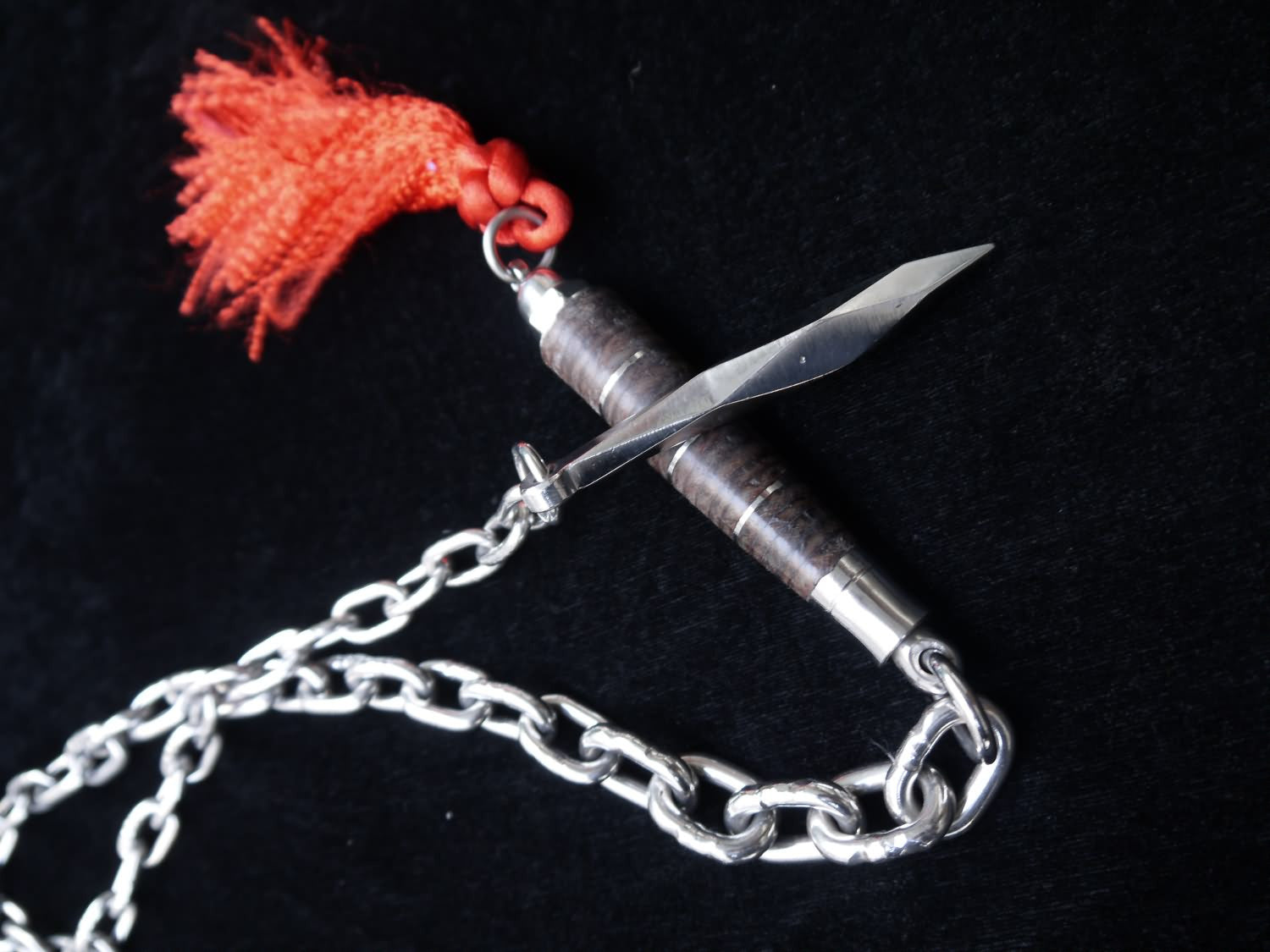 Rope dart,Cowhide handle,Stainless steel,Chinese martial arts equipmen ...