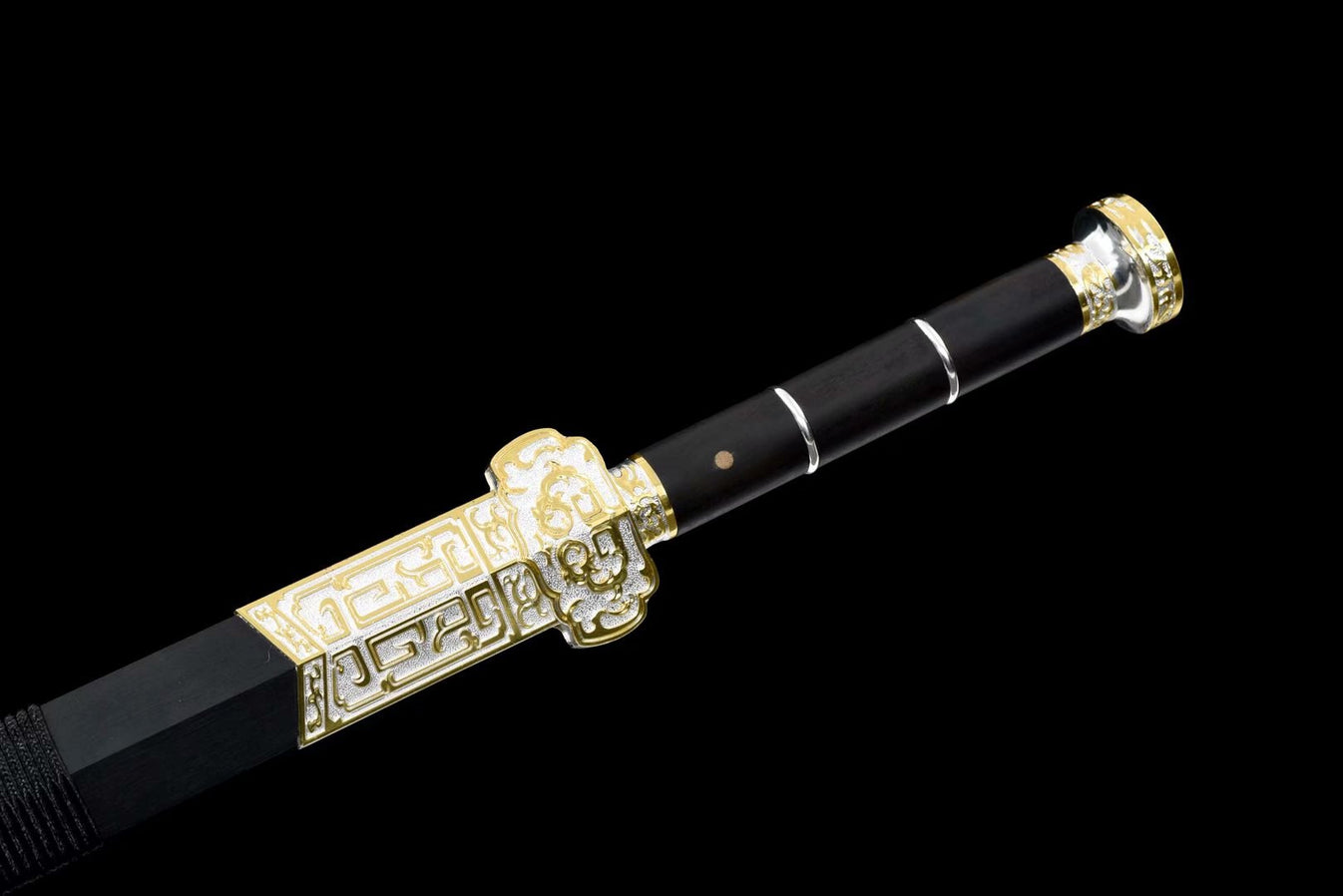 Ruyi jian sword,Forged High carbon steel bule blade,Alloy fittings ...