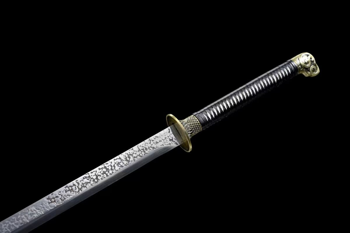 Machete Sword,High Carbon Steel Blade,Leather Scabbard,Chinese sword ...