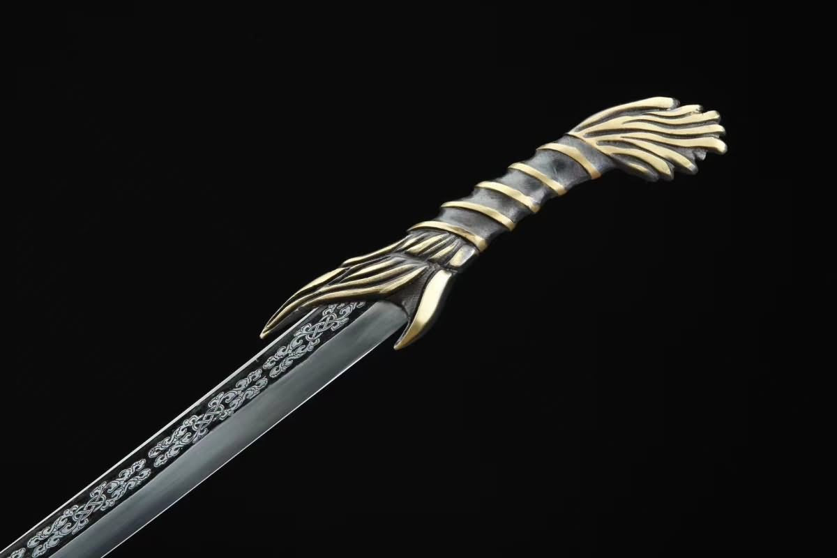 Saber,Forged Stainless steel blade,Brass handle,Chinese sword – Chinese ...