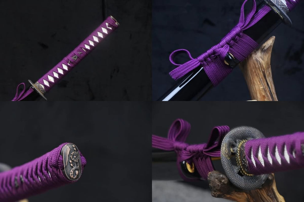 Samurai sword,Forged high carbon steel blade,Full tang,Battle ready ...