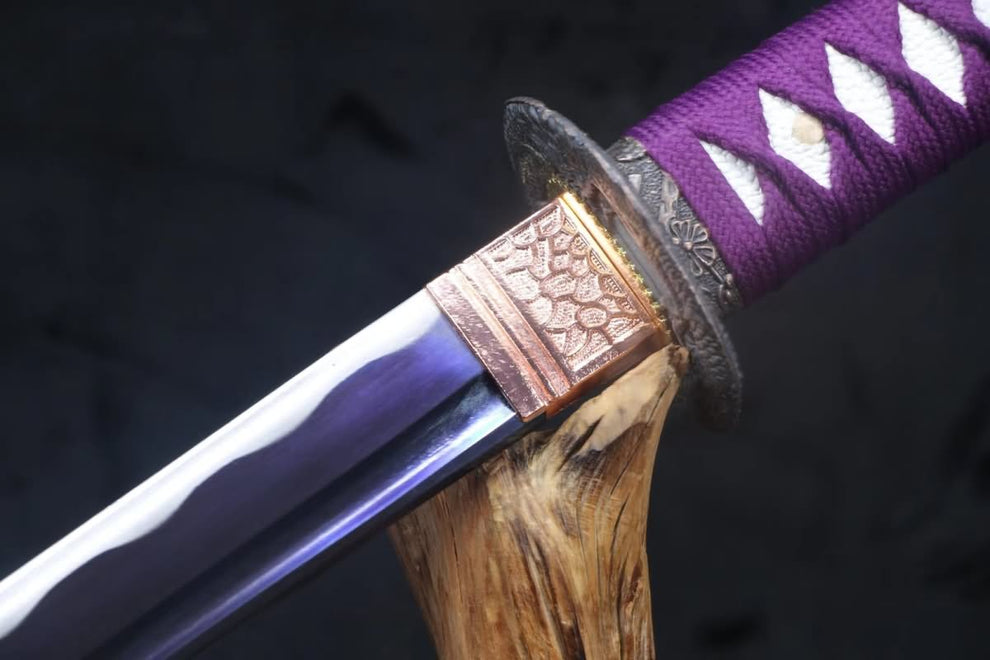 Samurai sword,Forged high carbon steel blade,Full tang,Battle ready ...