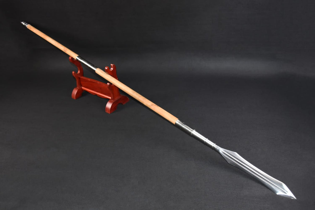 China spear,Handmade High carbon steel Spearhead,Hardwood rod – Chinese ...