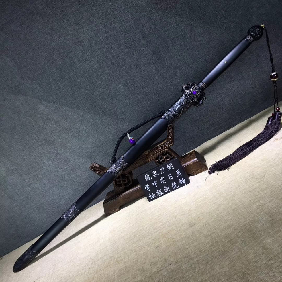 Phoenix swords,High carbon steel blade,Black wood,Alloy – Chinese Sword ...