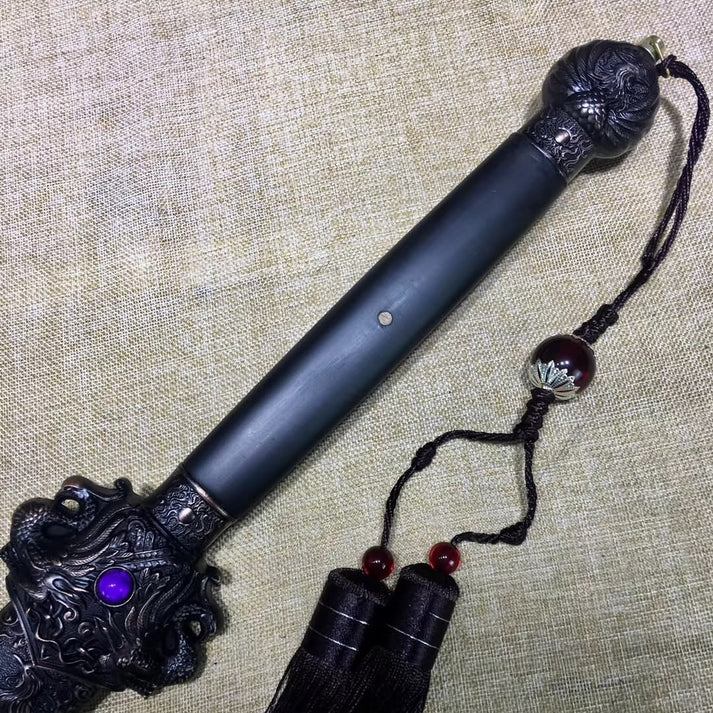 Phoenix swords,High carbon steel blade,Black wood,Alloy – Chinese Sword ...