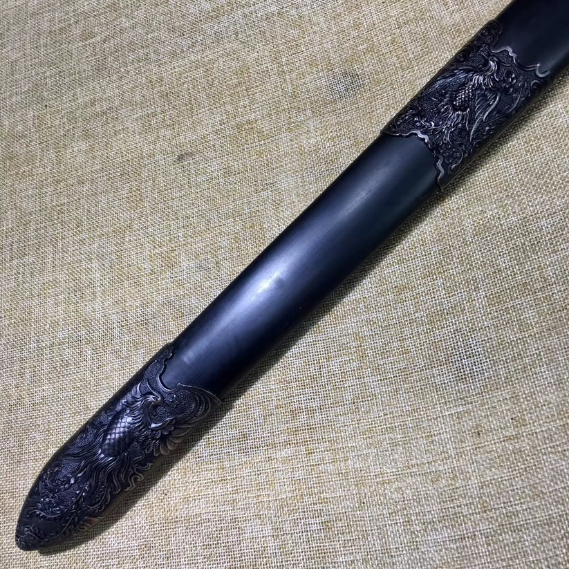 Phoenix swords,High carbon steel blade,Black wood,Alloy – Chinese Sword ...