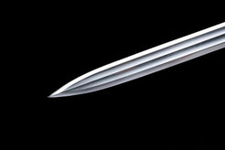 Dragon Phoenix sword,Forged high carbon steel blade,Redwood scabbard ...