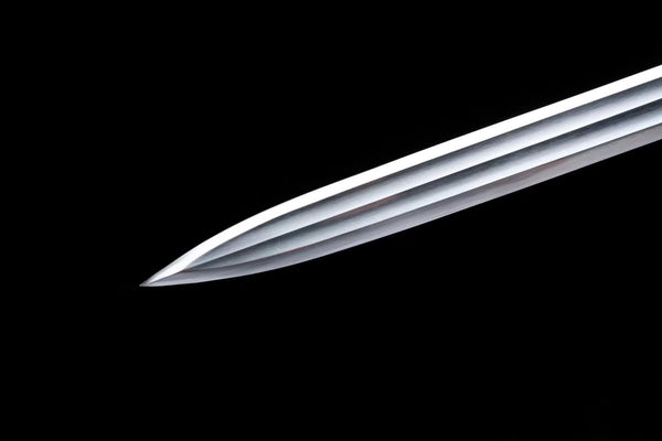 Dragon Phoenix sword,Forged high carbon steel blade,Redwood scabbard ...