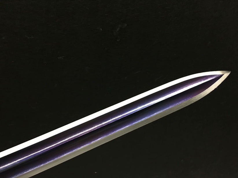 Chinese sword,Forged High carbon steel double groove blade,Alloy ...