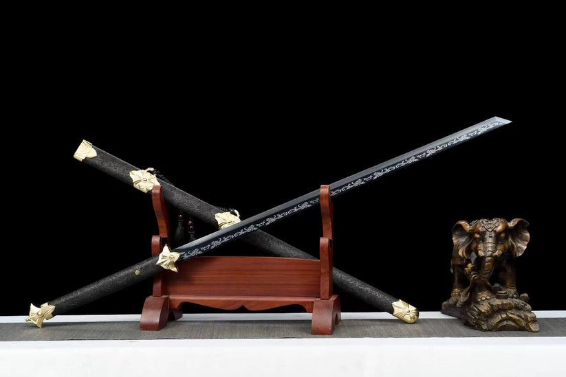LOONGSWORD Handmade Chinese Sword Tang dao(High Carbon Steel Blade ...