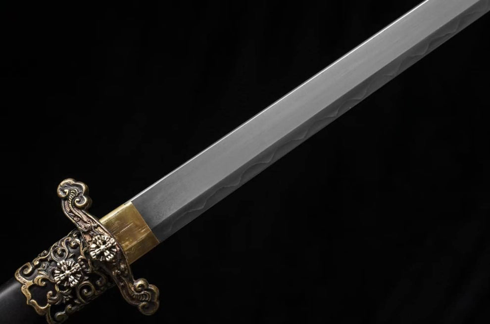 LOONGSWORD Chinese Sword Tang dao Swords Real,Full Tang Wootz steel ...