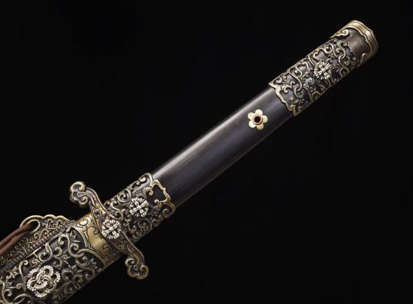 LOONGSWORD Chinese Sword Tang dao Swords Real,Full Tang Wootz steel ...