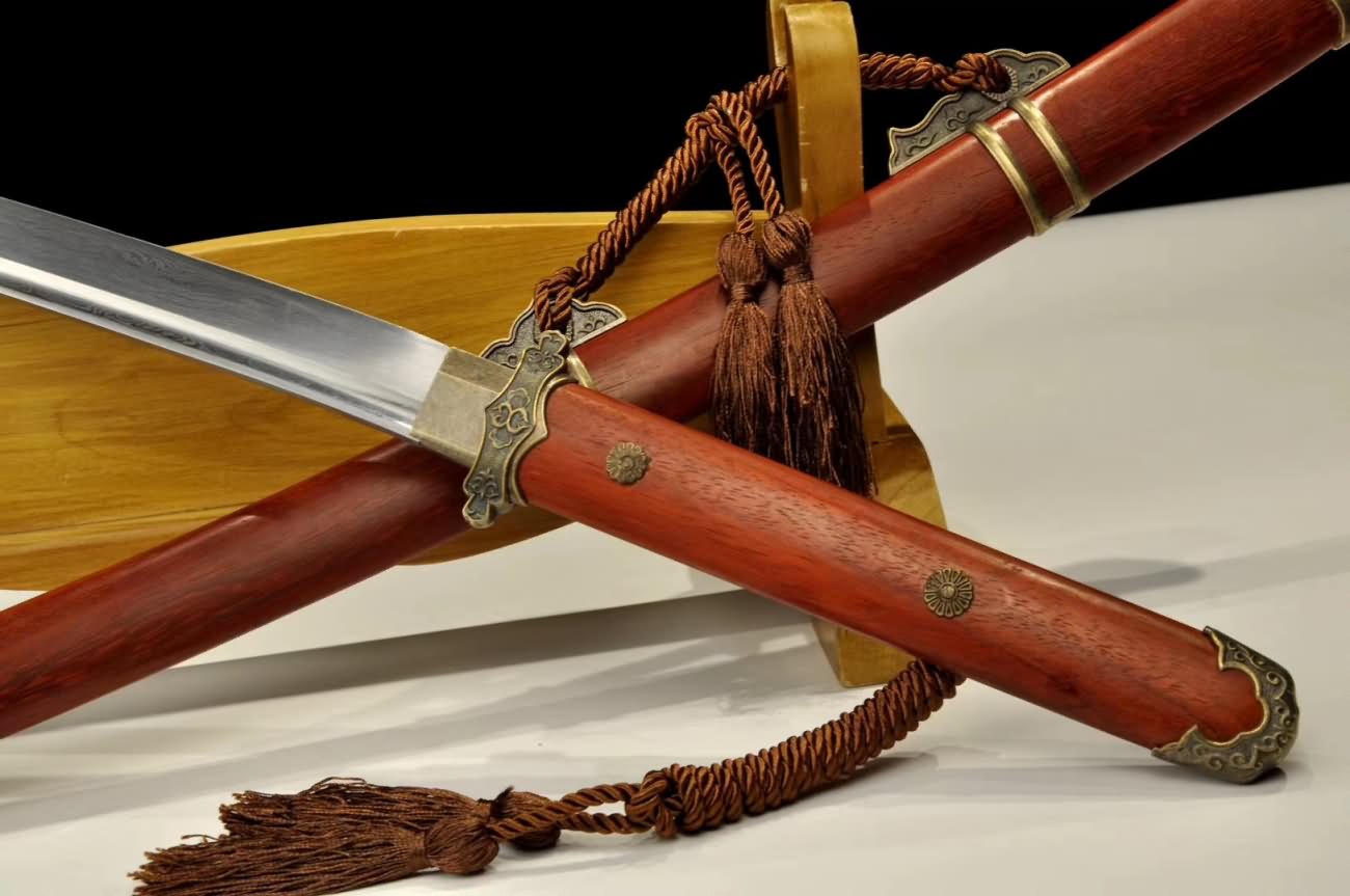 Tang dao Handmade Pattern Steel Fully Length31inch – Chinese Sword store