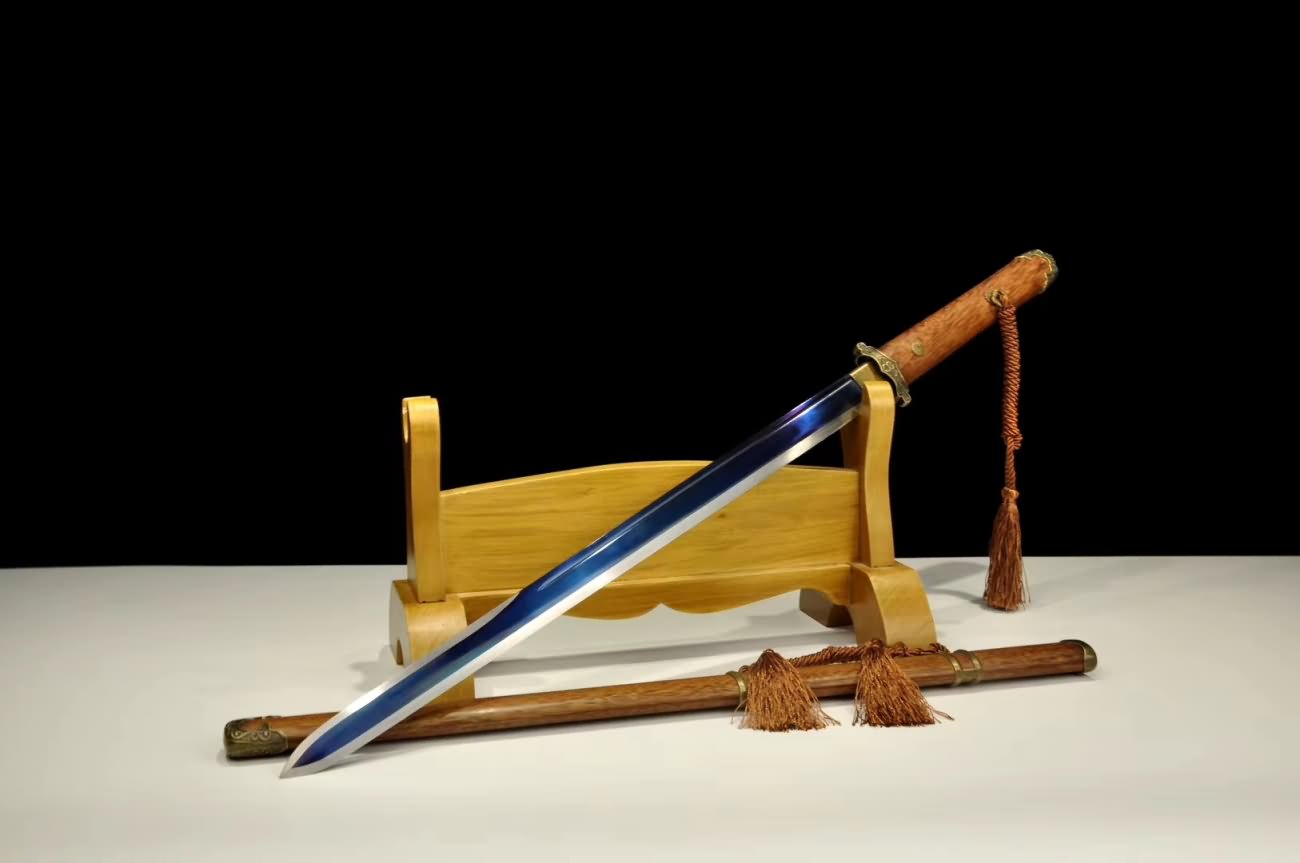 Tang jian sword Forged High Carbon Steel Blue Blade – Chinese Sword store