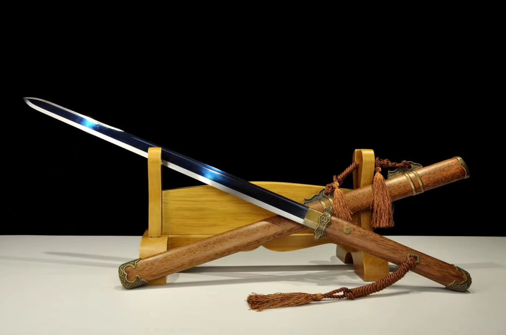 Tang jian sword Forged High Carbon Steel Blue Blade – Chinese Sword store
