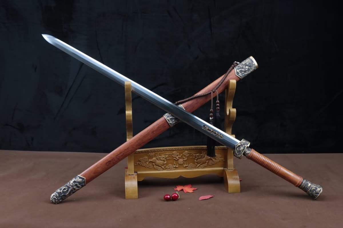 Dragon Phoenix sword,Forged High carbon steel,Brass fittings – Chinese ...