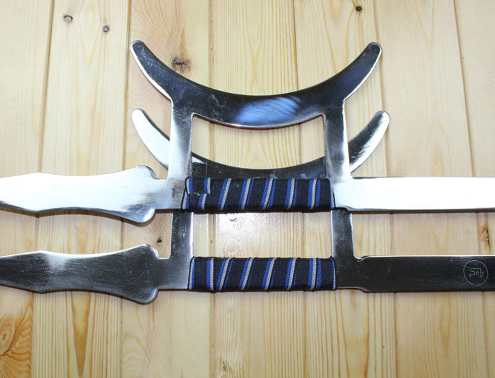 Tiger head hooks pair/Stainless steel – Chinese Sword store
