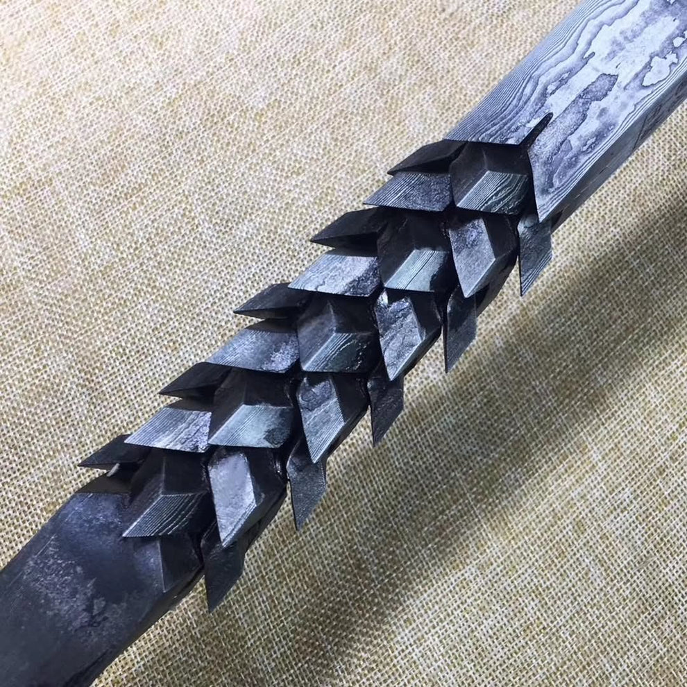 Cold weapon in ancient China,Dragon mace,Damascus steel – Chinese Sword ...