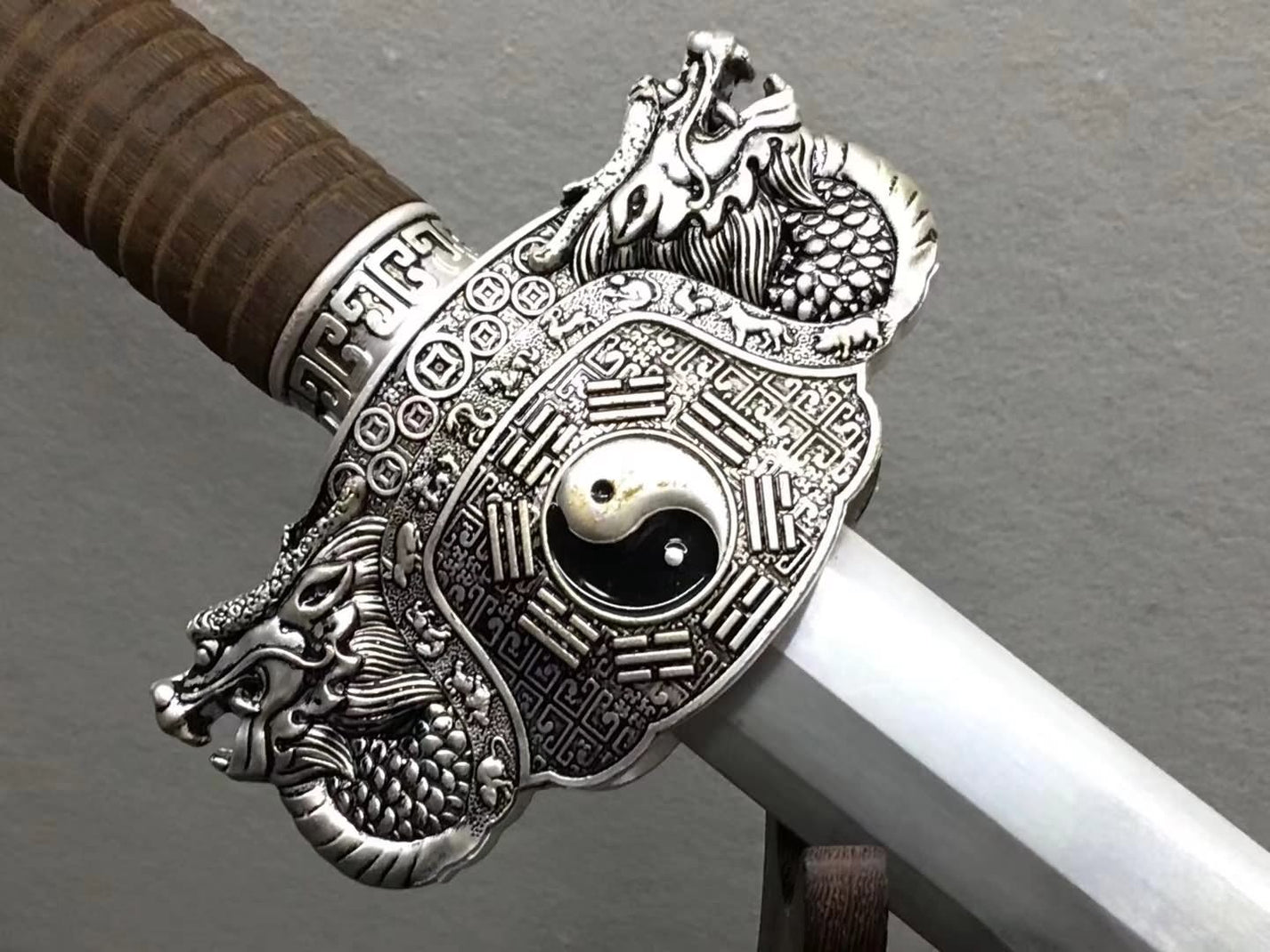 Bagua jian sword,High carbon steel blade,Rosewood scabbard – Chinese ...