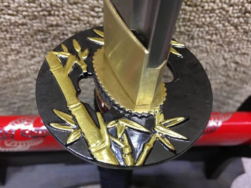 Ninja Sword(Medium carbon steel bade,Red scabbard – Chinese Sword store